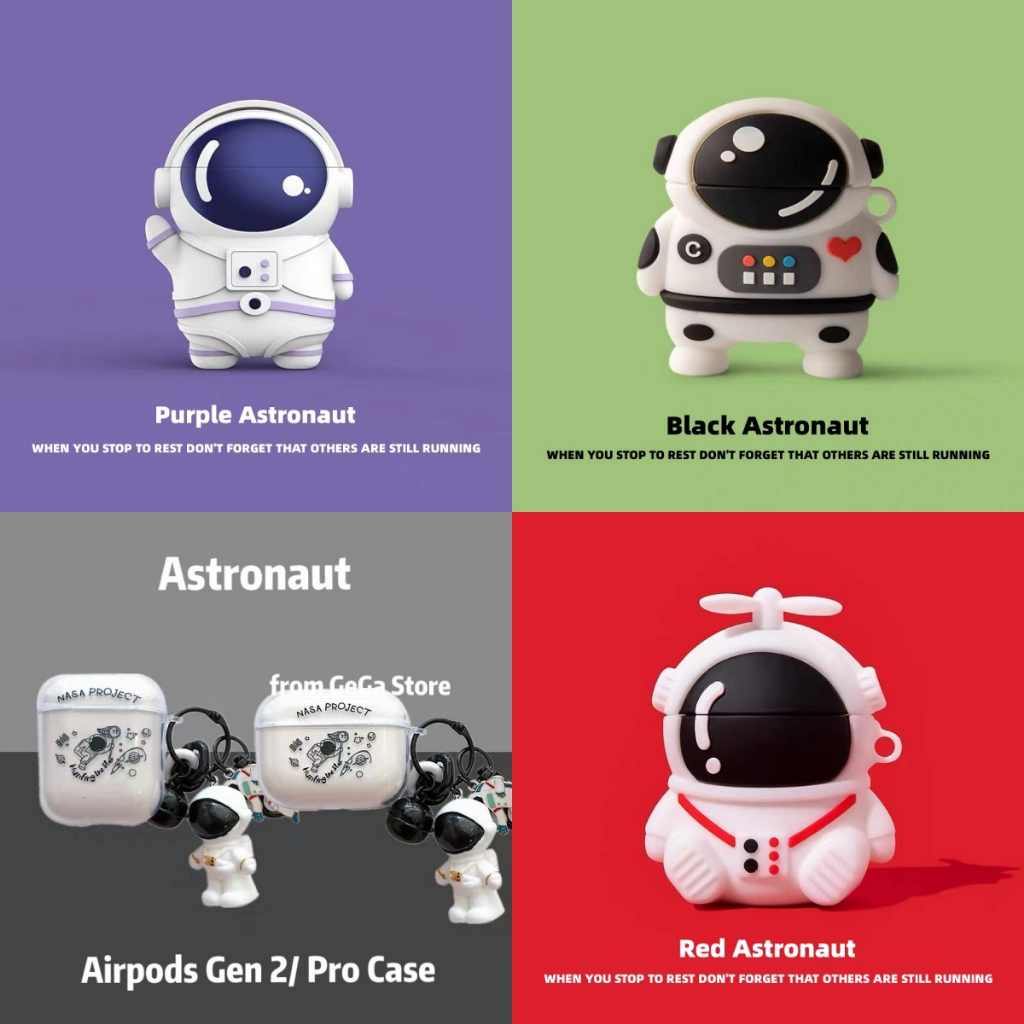 Astronaut Airpods Case with Dolls Airpods Gen3 Case Silicone Airpods 2 ...