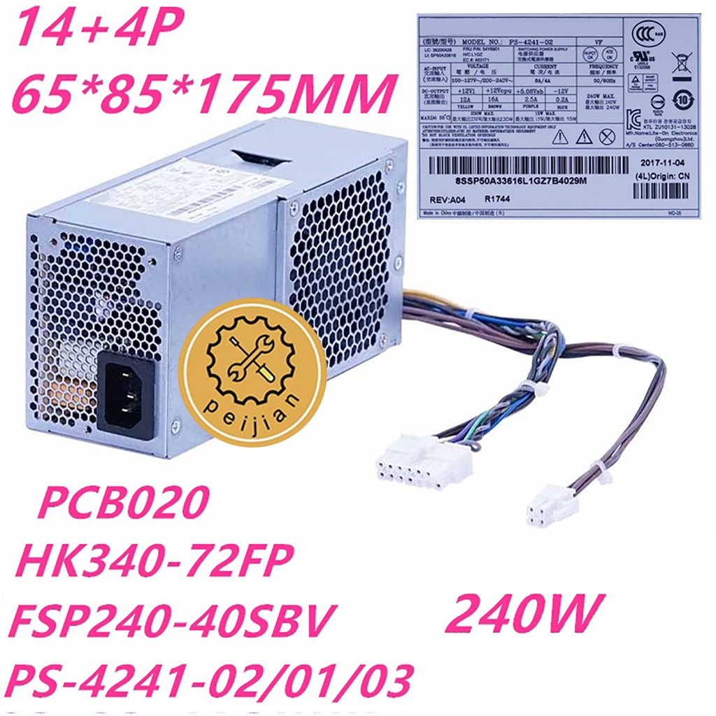New PSU For Lenovo M82 4550 E31 72 73 H3050 Q77 A75 240W Power Supply ...