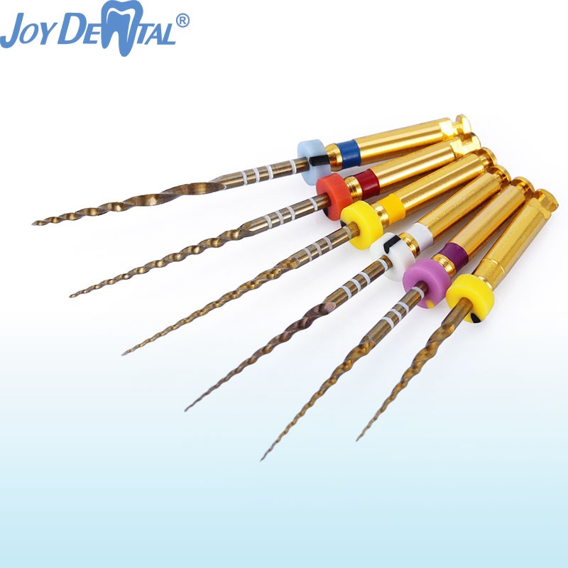 Dental Endodontic Taper NITI Rotary Files Engine Use Gold 25mm/31mm ...