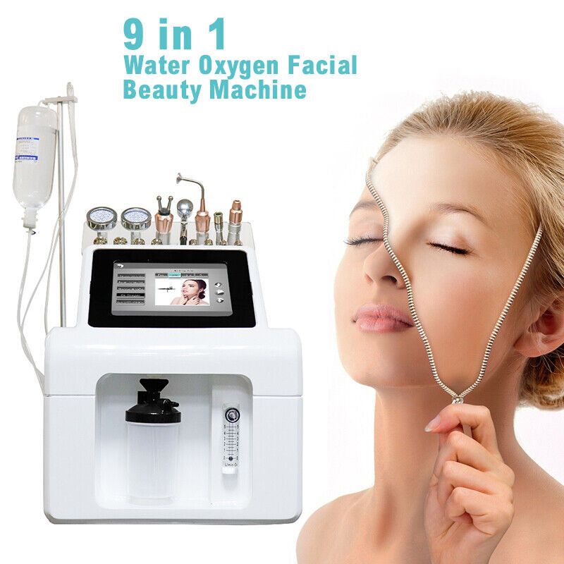 9 in 1 Hydra Machine Hydro Water Oxygen Dermabrasion Deep Facial ...