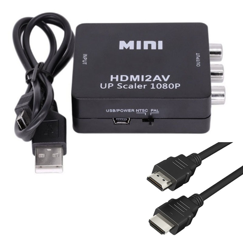 Hdmi hdmi to av Old TV Converter Set Top Box/Computer/PS3/PS4 to Old TV ...