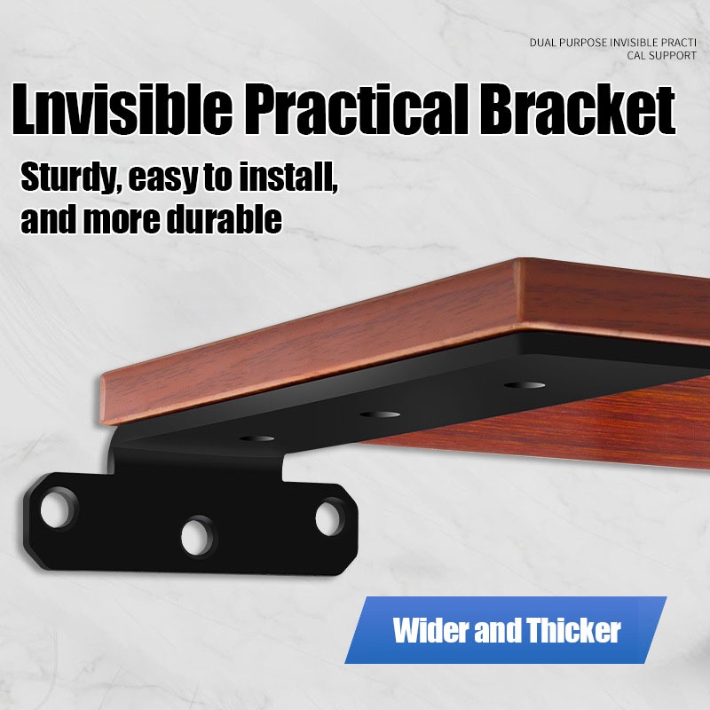 【BUY 1 TAKE 1 】 Steel Heavy Shelf Duty Concealed Floating Wall Bracket ...