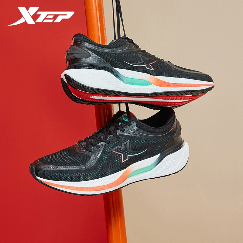 XTEP Men Running Shoes Anti-slip Rebound Over 70% | Shopee Philippines