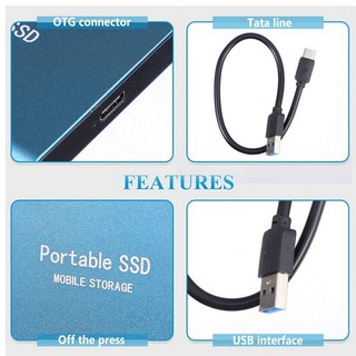 Original portable SSD 1TB 8TB 30T 60TB 128T USB 3.1Type-C external high ...