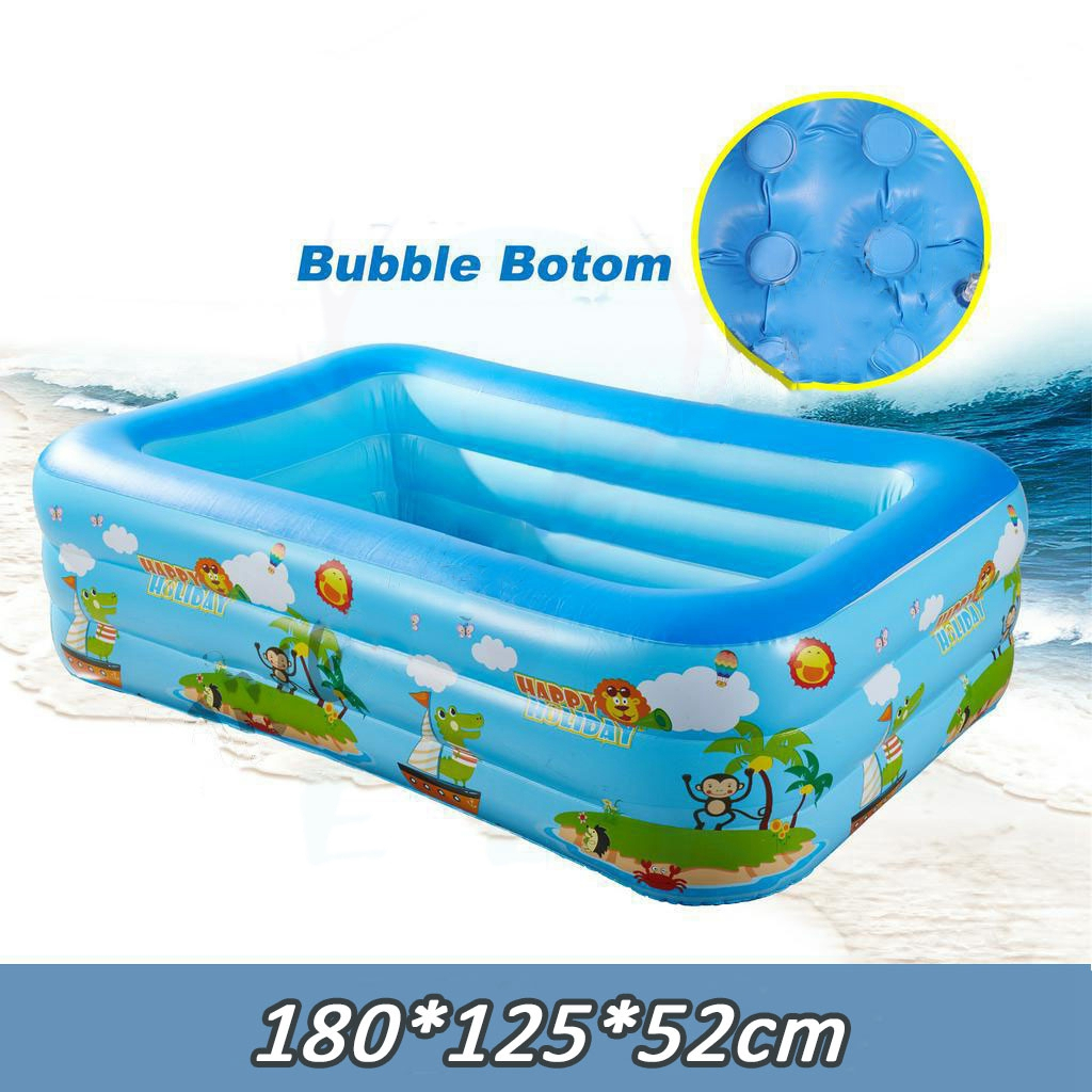 【Fast Delivery】Inflatable Swimming Pool Kids Swimming Pool Baby ...