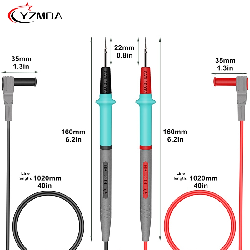 Newest Super Silicone Test Pen Test Lead Kit To Test Cable Replaceable ...