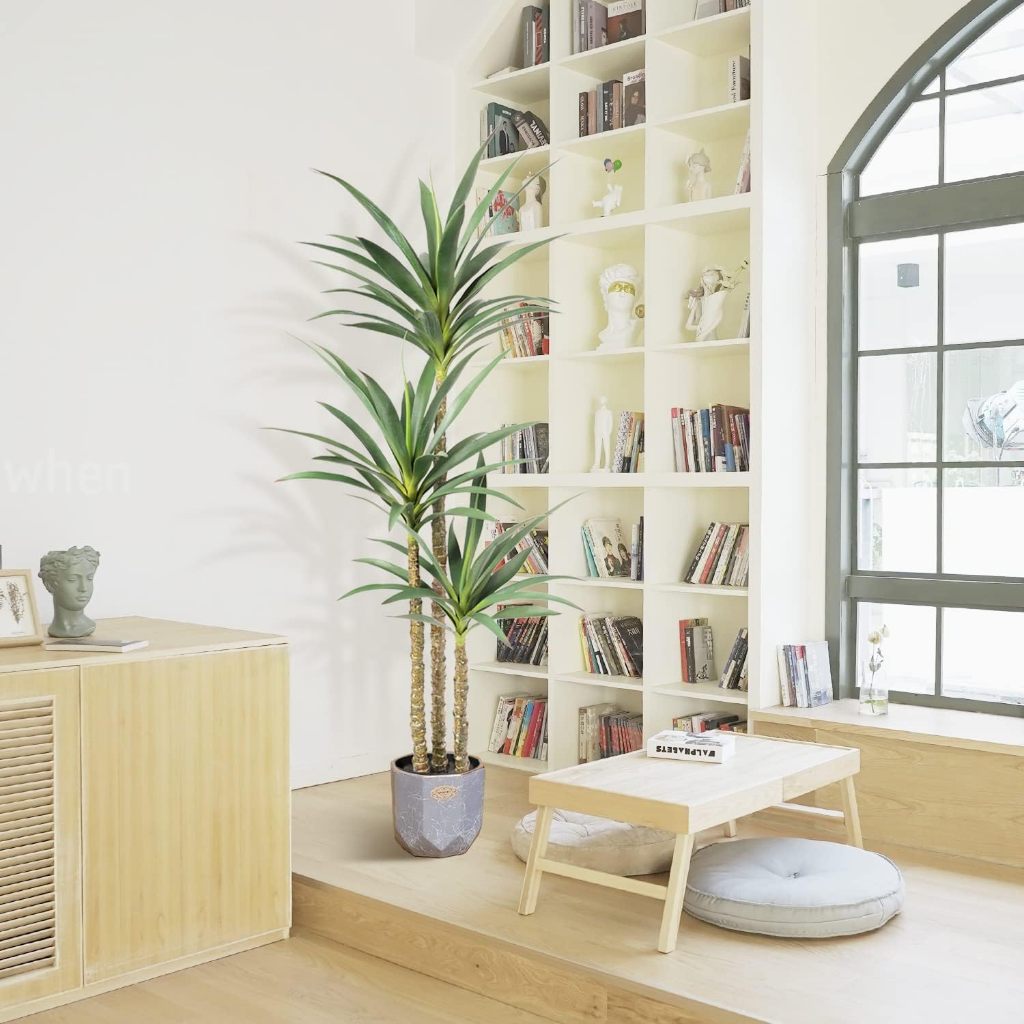 Nearly Natural Artificial Sisal Tree, Height 5.3FT, Eco-friendly ...