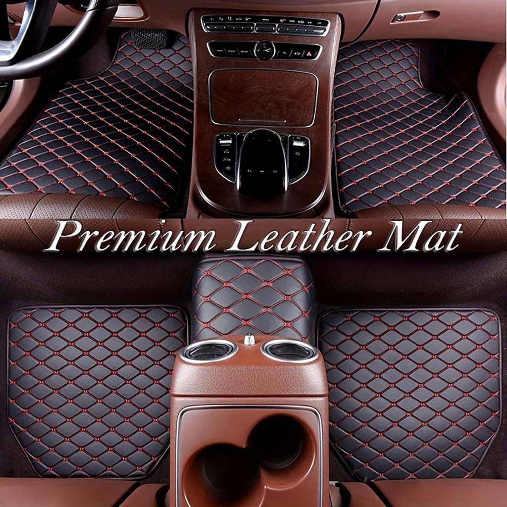 Premium Leather Car Carpet Floor Mats for Car Interior Accessories Car ...