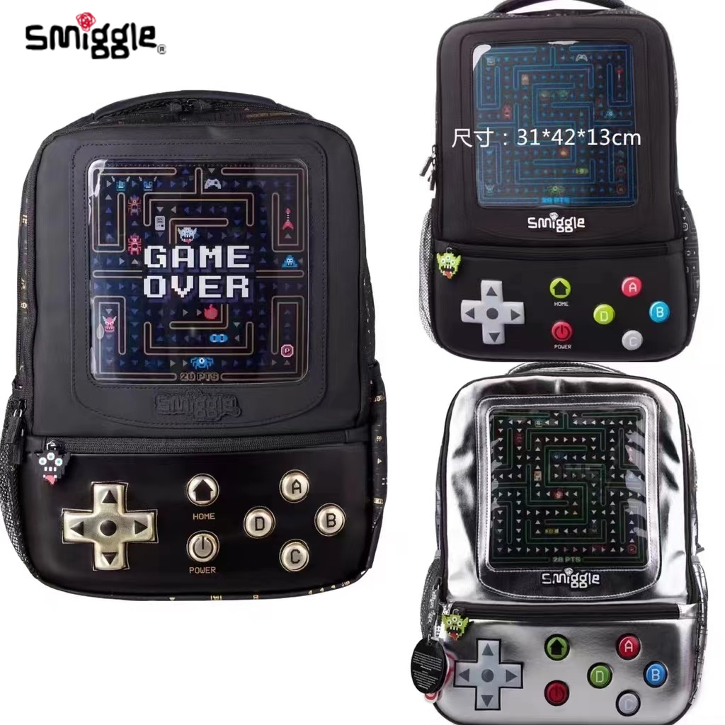 Smiggle GAME Classic Backpack Collection for primary children | Shopee ...