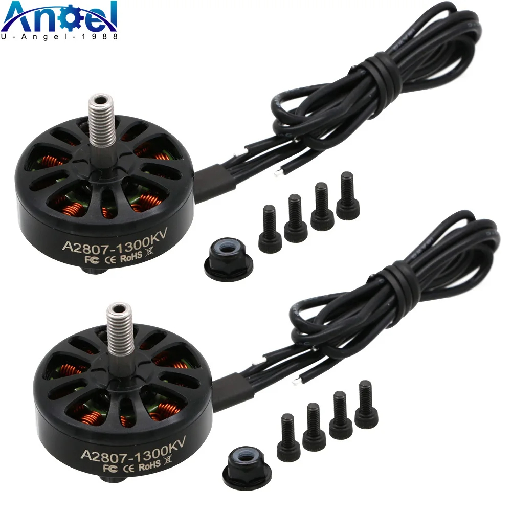 Uangel A2807 2807 1700KV 4S 1500KV 1300KV 6S Brushless Motor for FPV ...