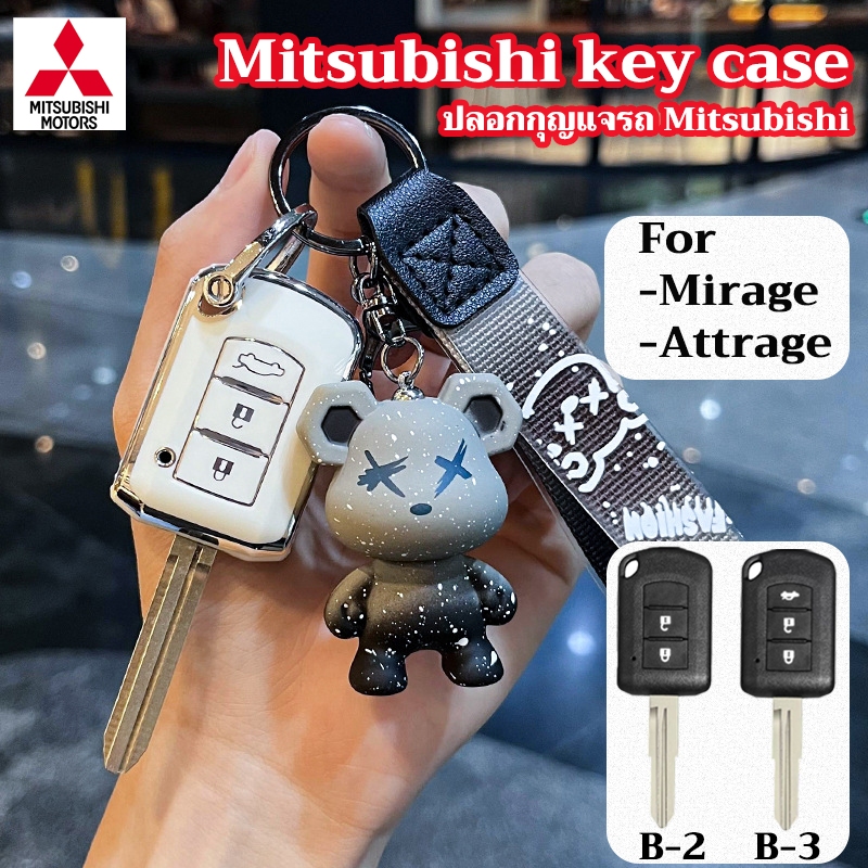 2/3buttons Mitsubishi tpu key case for Mitsubishi Attrage Mirage Triton ...
