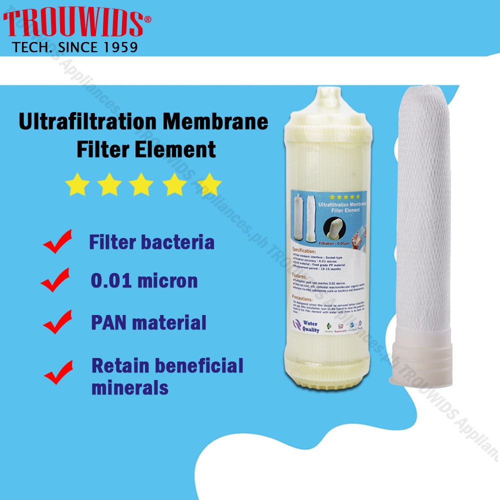 High Quality 10 Inch Ultrafiltration Membrane Filter Element | Shopee ...