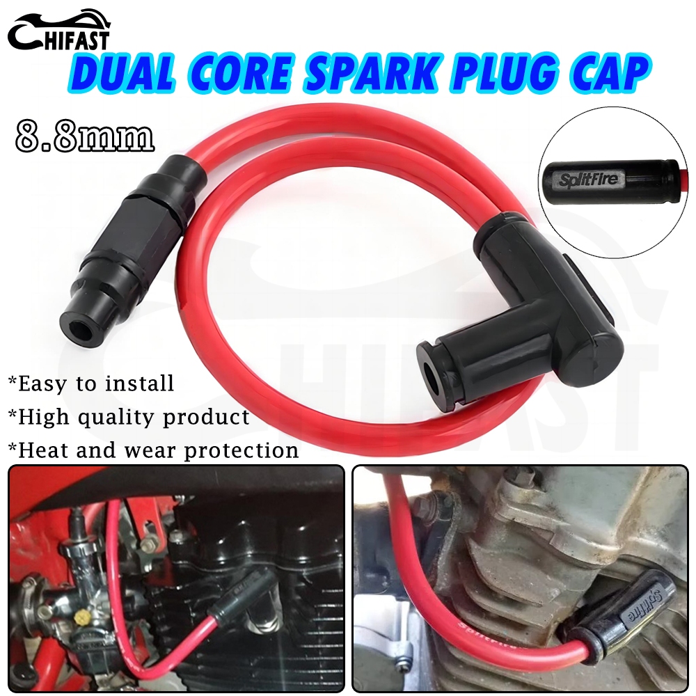 HIFAST Universal 8.8mm Split Fire Dualcore Race Power Ignition Coil ...