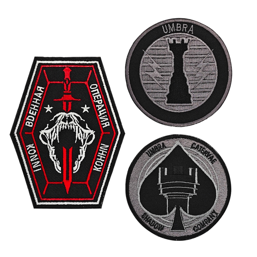 Embroidered Call of Mission Armband COD19 Shadow Team Morale Badge ...