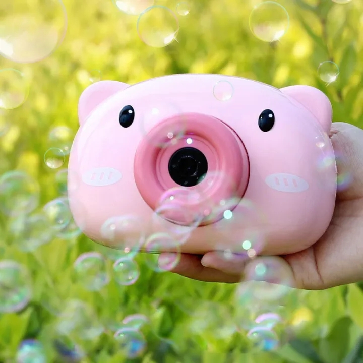 Toy Automatic Bubble Machine Cute Pig Bubble Machine | Shopee Philippines