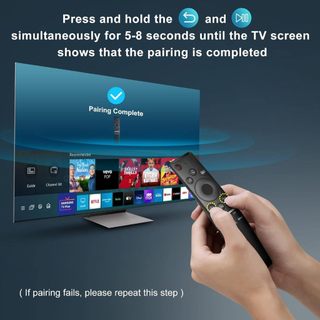 Voice Remote Compatible for Samsung Smart TV QLED UHD Frame Curved ...