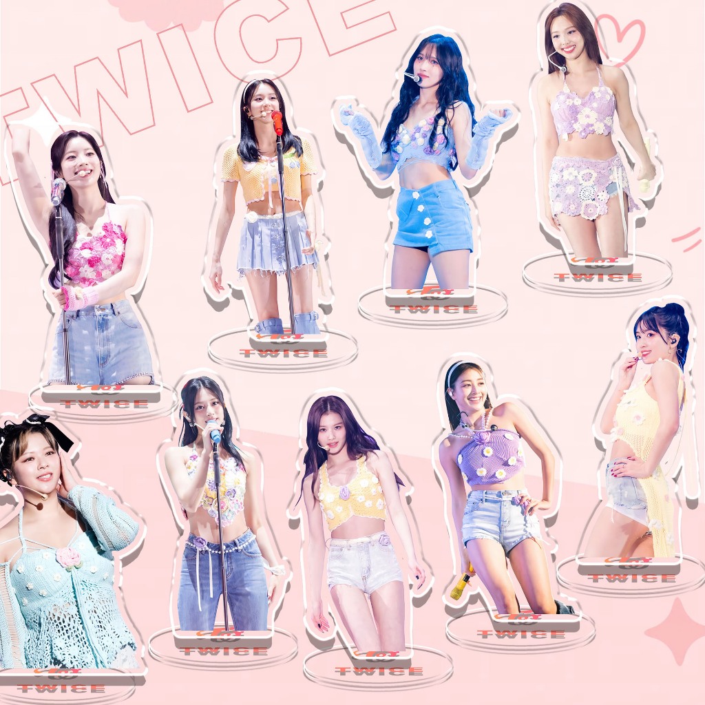 K-POP TWICE Stand Figure Twice Standee Tzuyu Chaeyoung Dahyun Jeongyeon ...