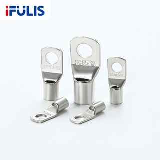 SC16-6 SC25-8 SC35-8 SC1.5-95mm² Tinned Thicken Copper Lugs Ring Bolt ...