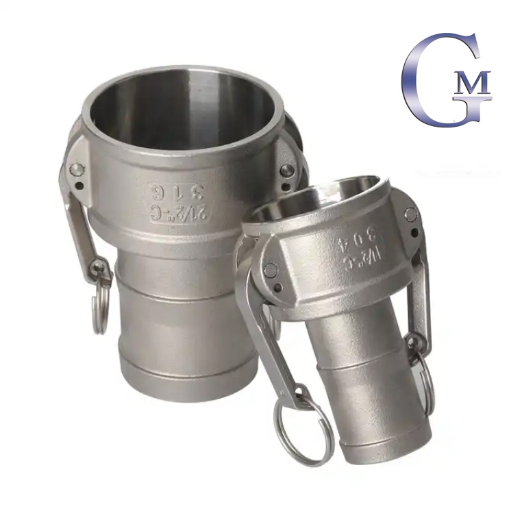 DN50 2" 304 Stainless Steel Hose Quick Camlock Couplings Adapter Hose Fitting Stainless Steel ...