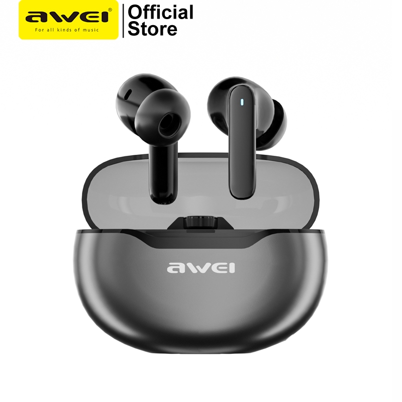 Awei S1 Ultra ENC Noise Cancelling Earbuds Bluetooth Earphones In-Ear Wireless Earphone Built-in ...
