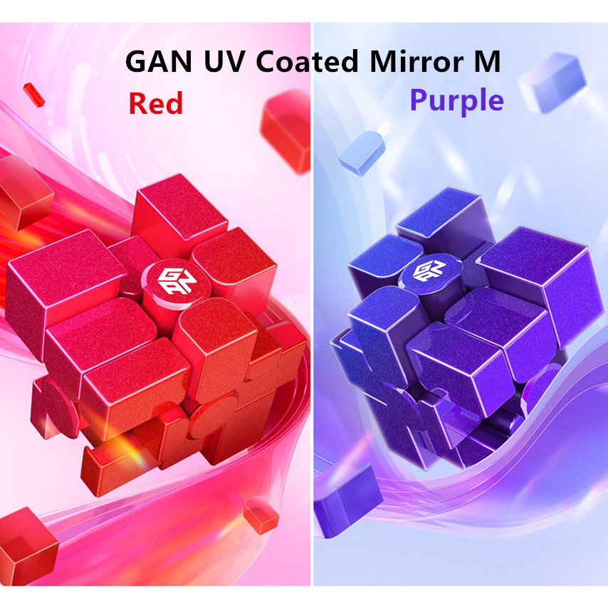 2024 New GAN UV Coated Mirror M Cube UV 3x3x3 Magnetic Mirror Speed ...