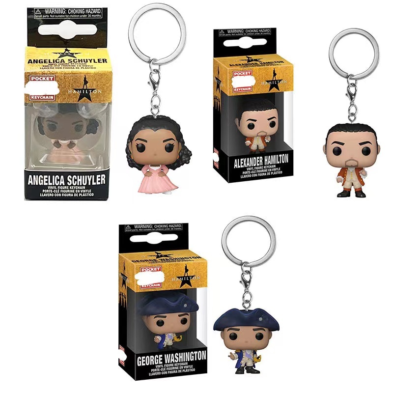 Funko pop Hamilton angelica schuyler George washington keychain ...