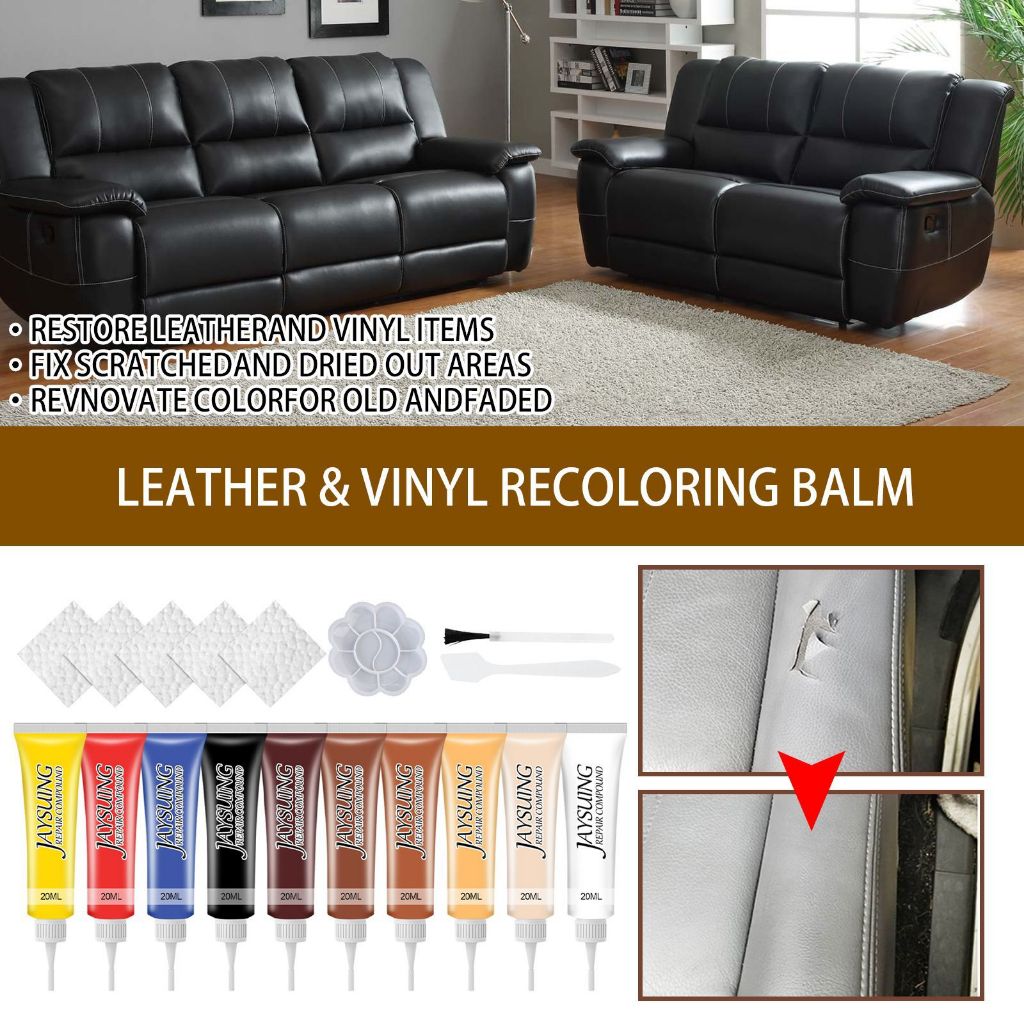 Black Leather Coloring Paste Leather Coat Shoe Car Seat Refurbishment ...