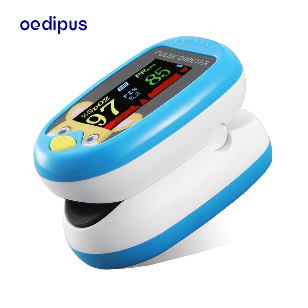 Rechargeable Child Finger Clip Medical Oximeter Nurse Pediatric ...