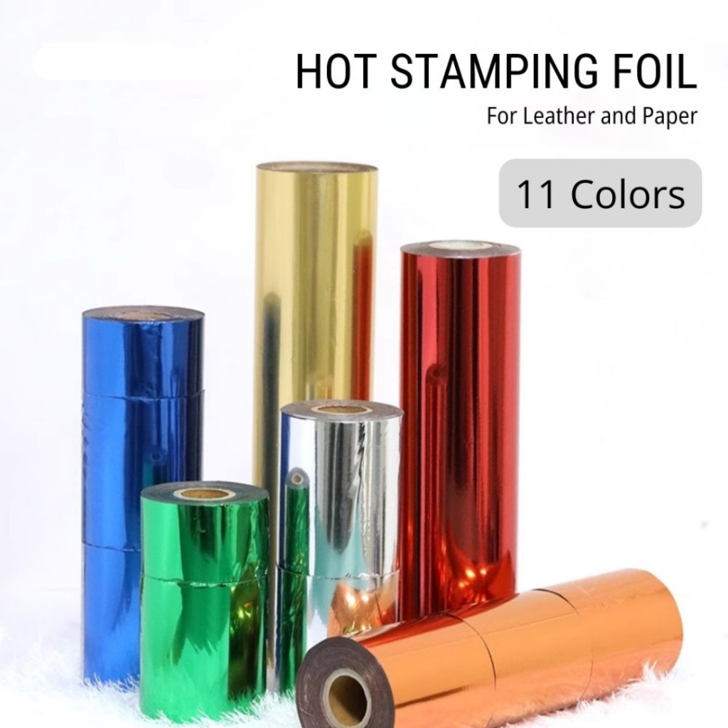 Hot Stamping Foil Rolls 4cm/8cm x 120m Hot Stamping Paper Heat Transfer ...