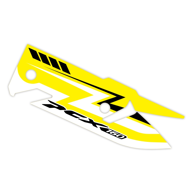 honda pcx 160 heat guard sticker for motorcycle exhaust pipes water ...