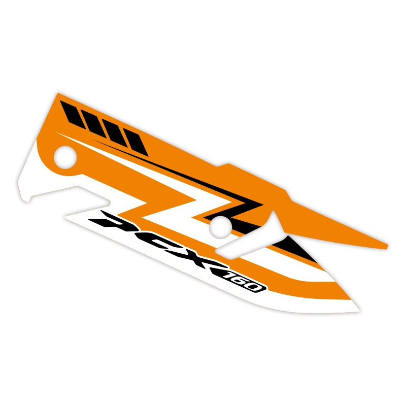 honda pcx 160 heat guard sticker for motorcycle exhaust pipes water ...