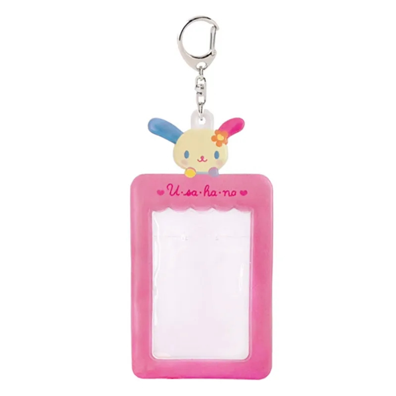 Usahana Photo Card Holder Case Kawaii Cute Bag Keychain Clip Cartoon ...