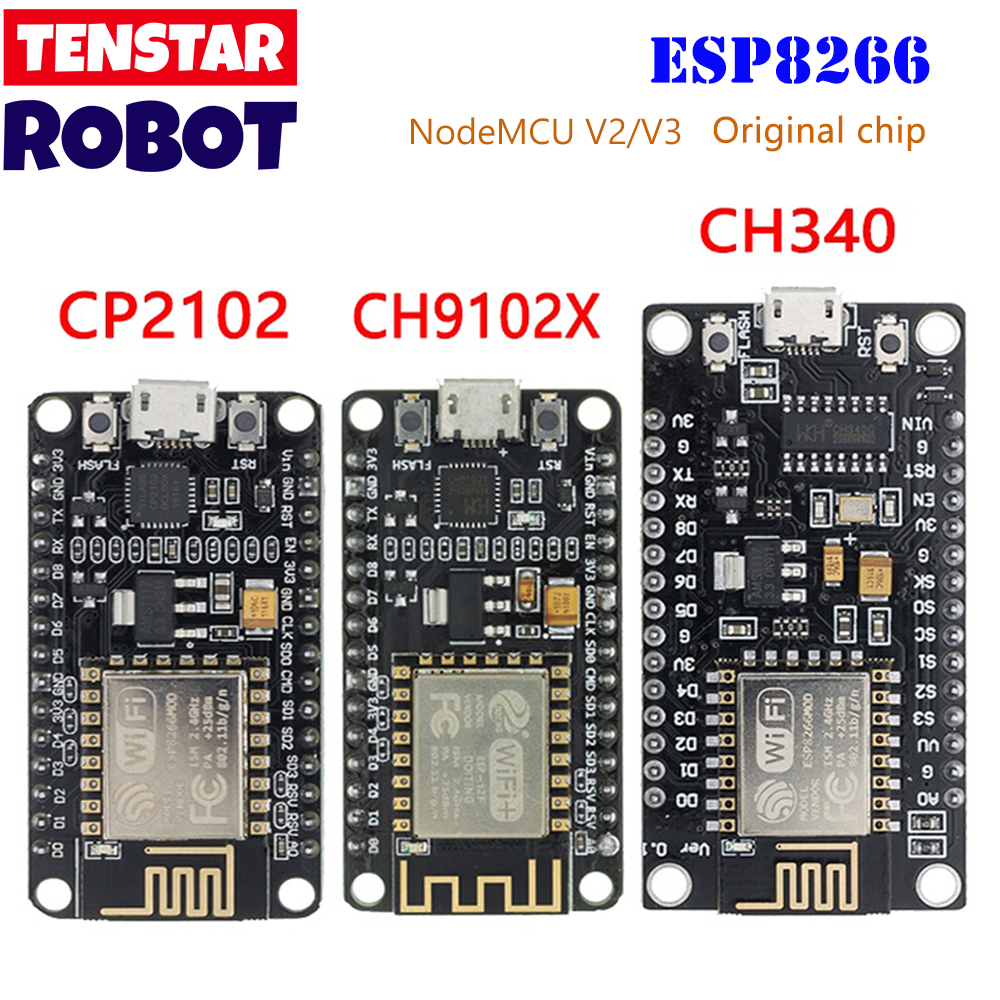 Wireless module CH340/CP2102/CH9102X NodeMcu V3 V2 Lua WIFI Internet of Things development board ...