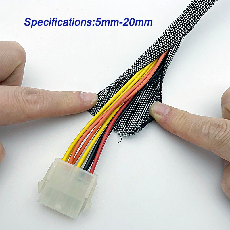 5-20mm Self-winding Open Type Tin Plated Copper Braided Mesh Pipe Wire ...