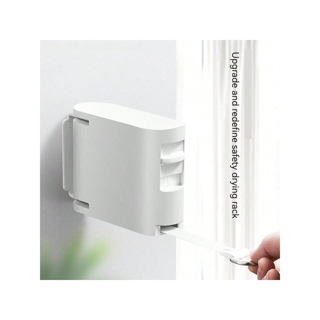 Invisible shrinkage clothes drying rope on balcony no punching on ...