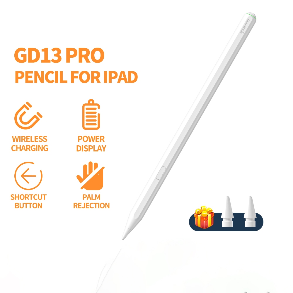 GOOJODOQ GD13 Pro Stylus Pen for iPad Pencil 1st 2 Air 4 5 Pro 11 10th ...