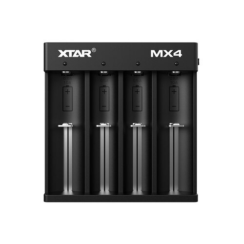2024 XTAR NEW MX4 Universal Type C Charger for 3.6/3.7V 18650 21700 & 1 ...