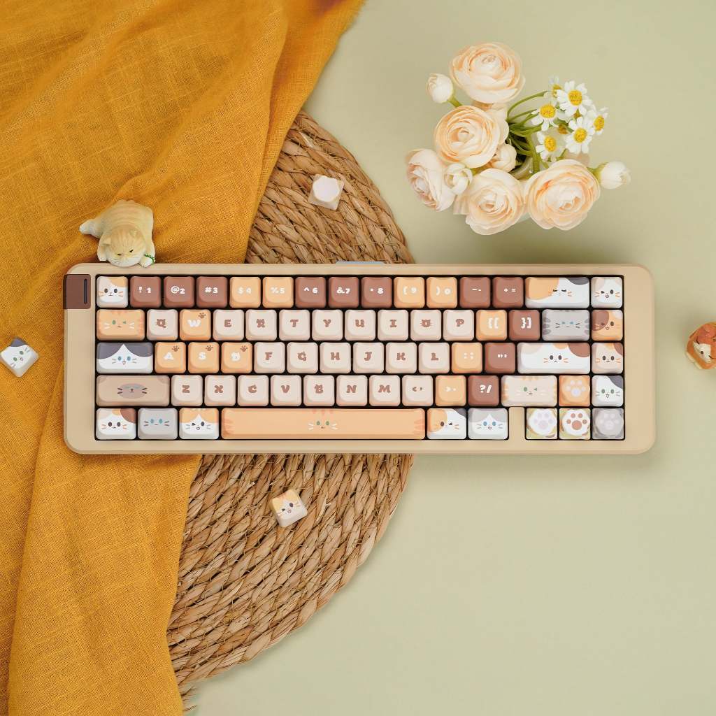 KBDfans CAT STACK KEYCAPS SET PBT material keycaps | Shopee Philippines