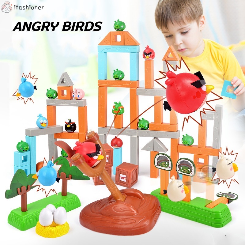 Angry Bird Slingshot Toy Interaction Catapults Building Blocks Set for ...