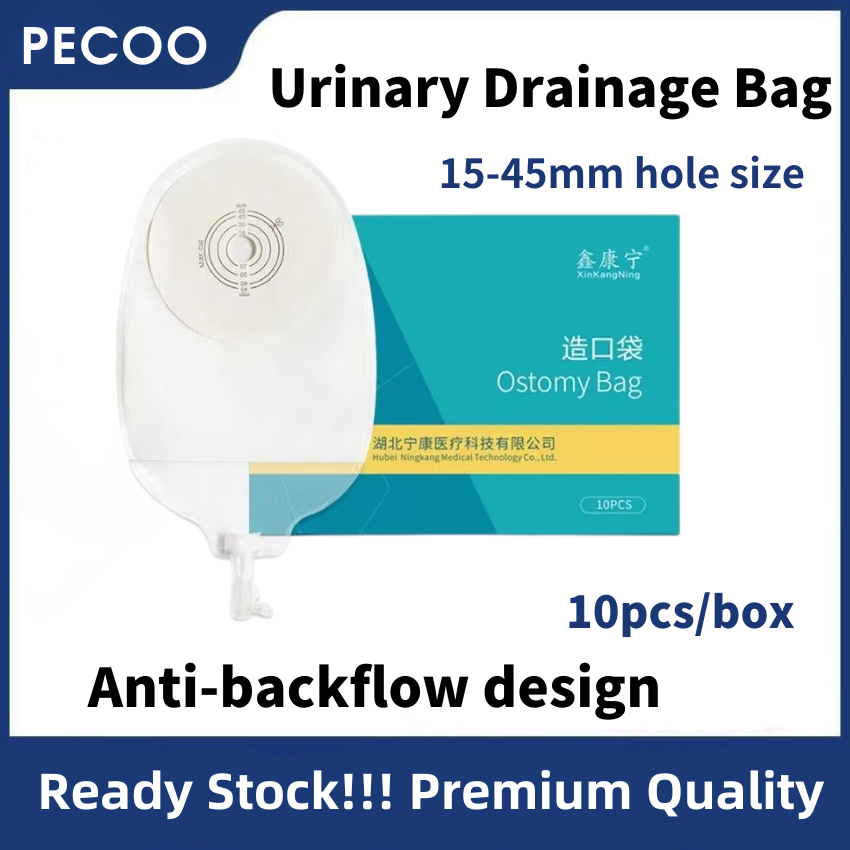 Urinary Drainage Bag Anti-backflow Urostomy Bag Drainable Pouches Urine ...