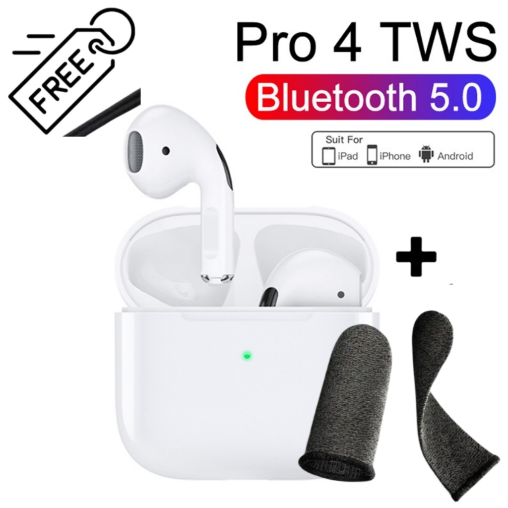 Pro 4 (1 Freebies: Game Sleeve) Inpods 12 13 TWS Bluetooth 5.2 Wireless ...