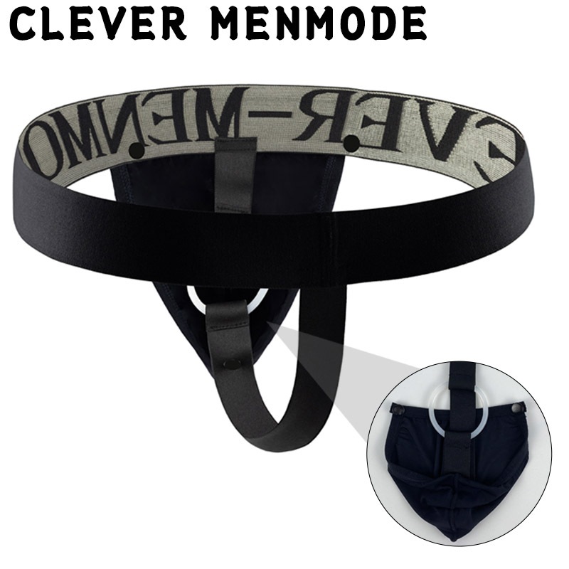 【CLEVER MENMODE】Men Underwear Sexy Ice Silk Detachable Front Pocket ...