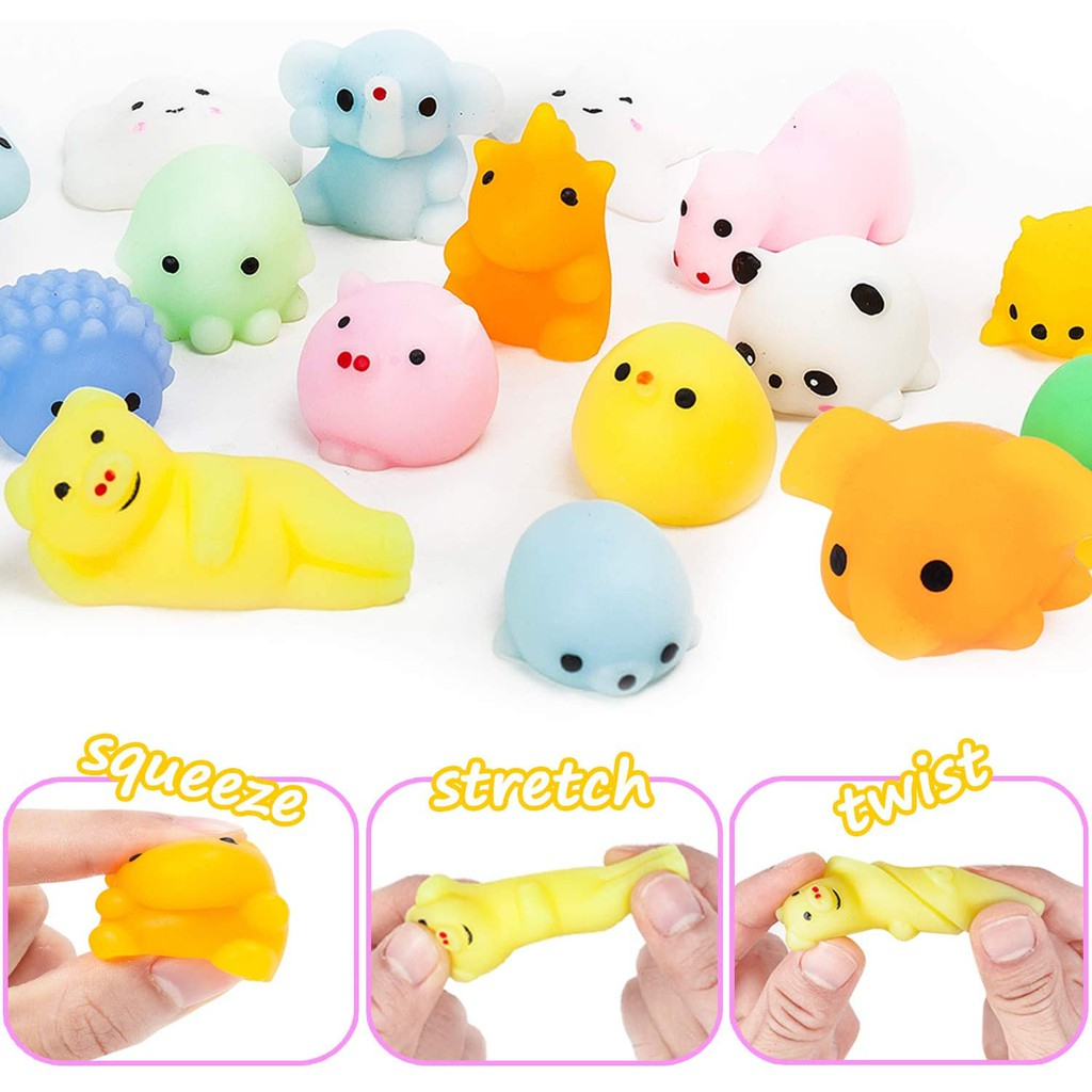 24Pcs Squishies Toys Kids Slime Animal Squishies Toys Squishy Fidget ...