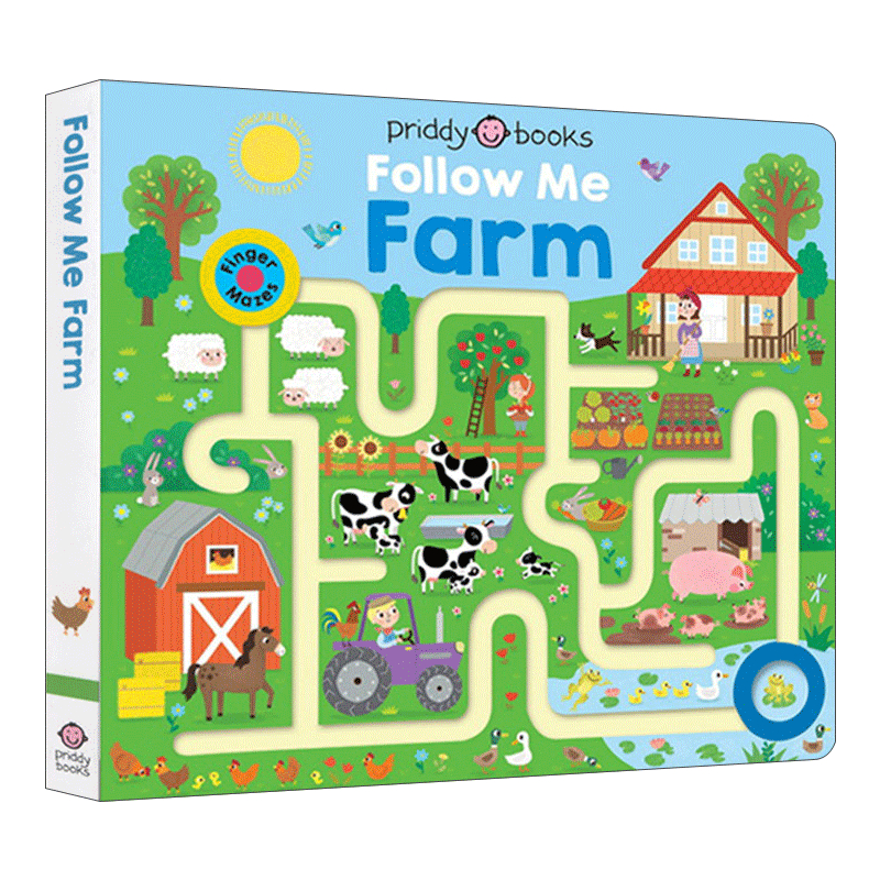 Milu Maze Book Follow Me Farm Board Book Board Book Picture Book Roger ...
