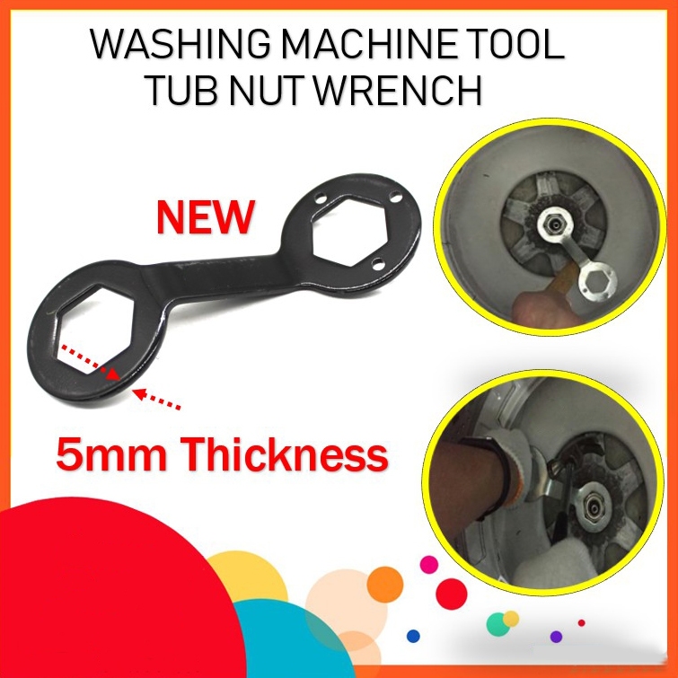 Washing Machine Mechanism Tools Tub Nut Wrench 2 Sides 《36mm x 38mm ...