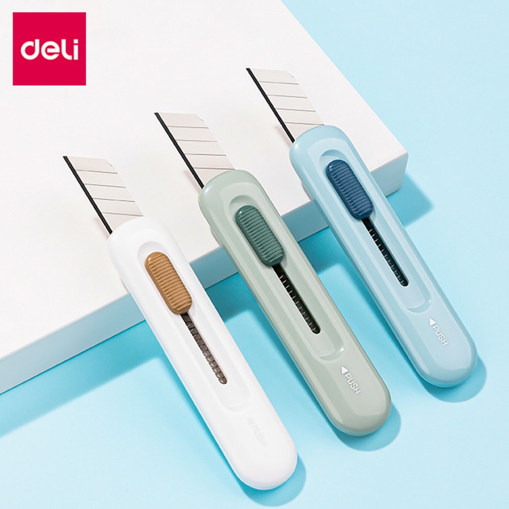 Deli Mini Paper Cutter Utility Knife Cutter Knife Journal Art Supplies ...