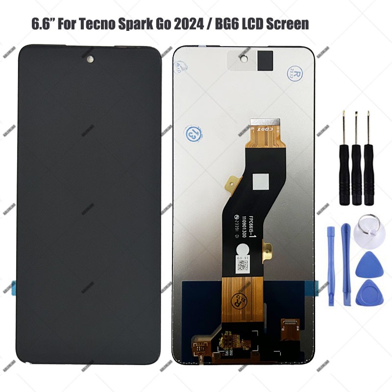 For Tecno Spark Go 2020 2021 2022 2023 2024 LCD Display Touch Screen Digitizer Assembly ...