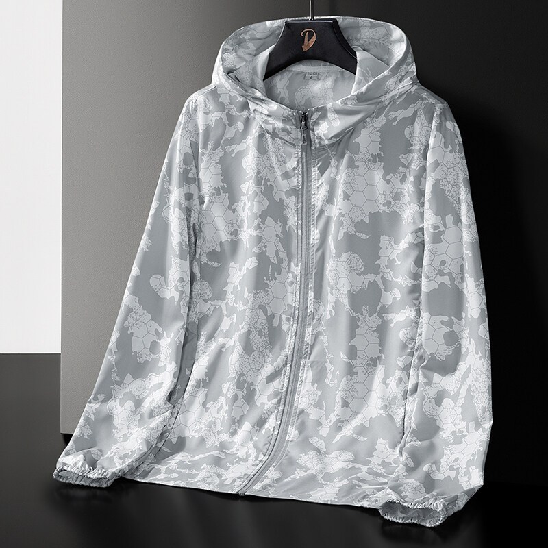 M-5XL Men's Summer Outdoor Jacket UV Resistant Waterproof Jacket ...