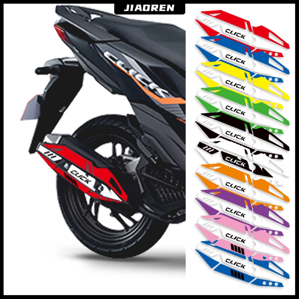 heat guard sticker honda click 125i v2 v3 motorcycle exhaust pipes ...