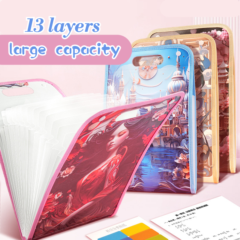 13 Layers Expanding File Folder Newly Upgraded Materials Paper ...